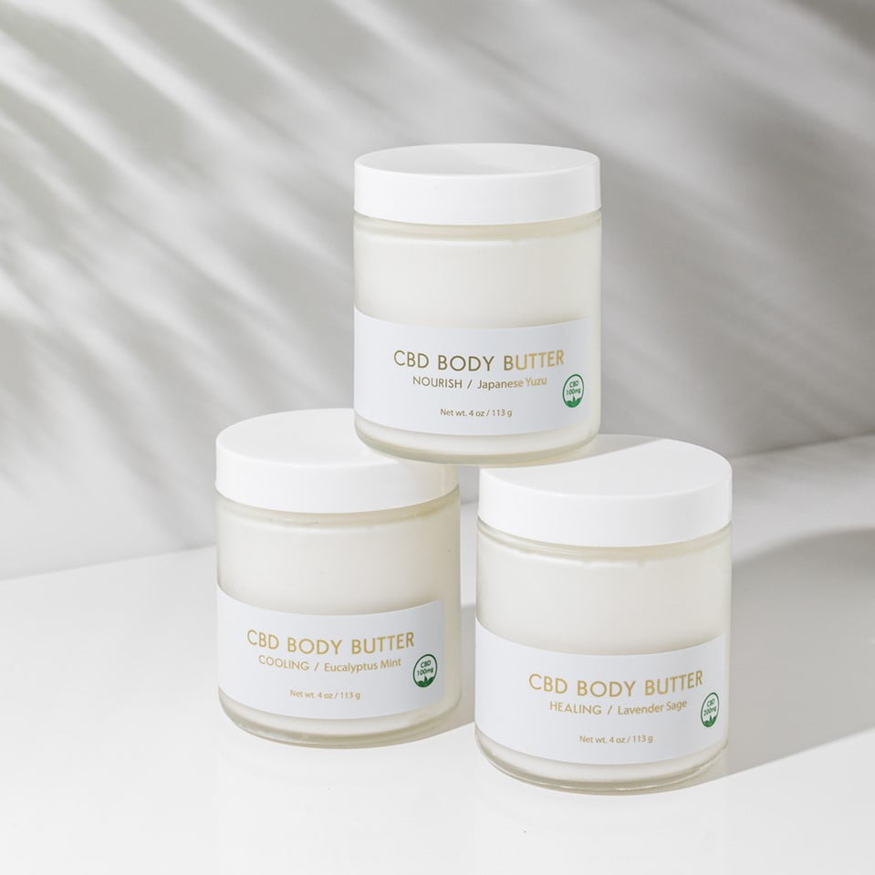 CBD Body Butter (100mg) - Yuzu Soap