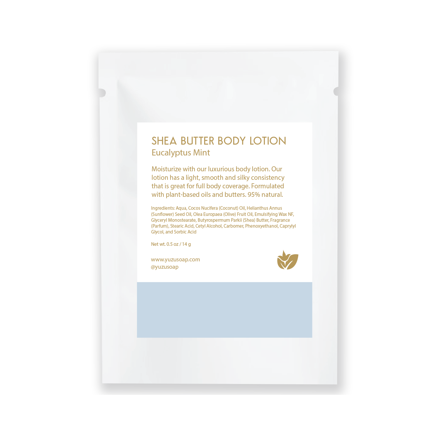 Shea Butter Lotion Sample (Eucalyptus Mint) – Yuzu Soap