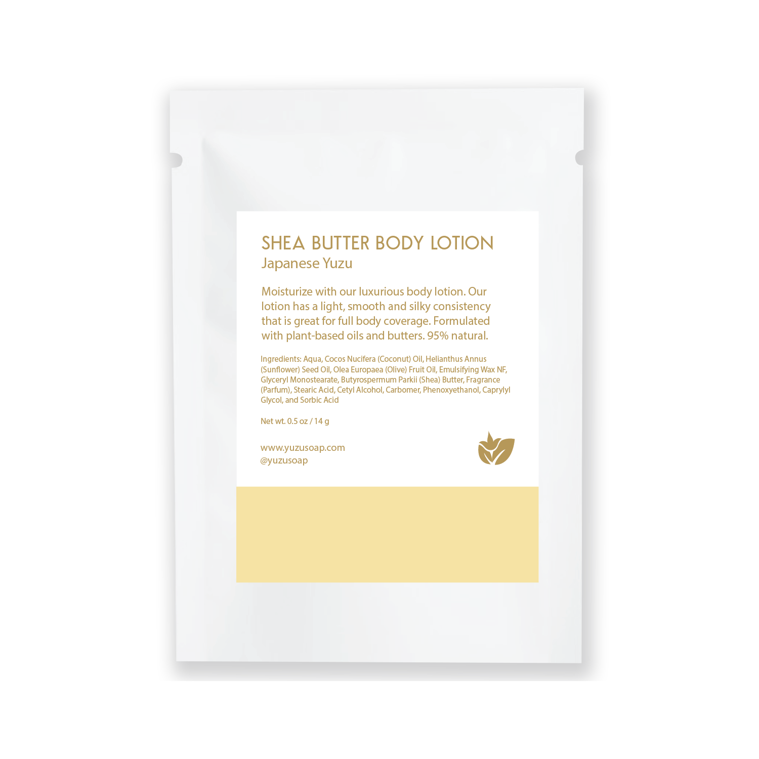 Shea Butter Lotion Sample (Japanese Yuzu) – Yuzu Soap